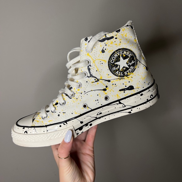 Converse | Shoes | Converse Chuck 7 Splatter Hightop Sneakers | Poshmark